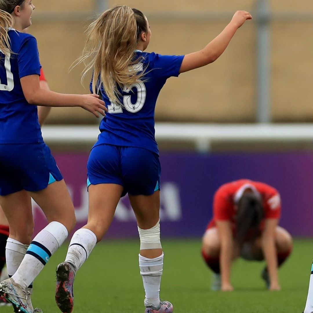 蓝军女足小姐姐Ria Bose喜提女足青年足总杯。_PP视频体育频道