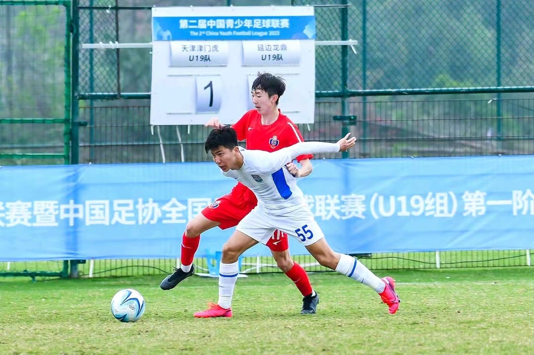 【收获自信与成长！津门虎U19梯队结束中青赛第一...