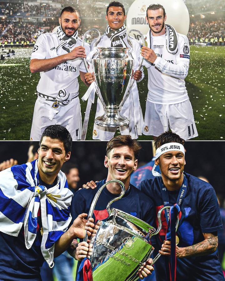 令人唏嘘！曾经称霸欧洲的两个三叉戟MSN、BBC...