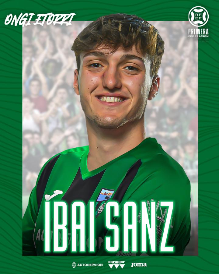 官方：毕尔巴鄂竞技B队前锋Ibai Sanz租借...