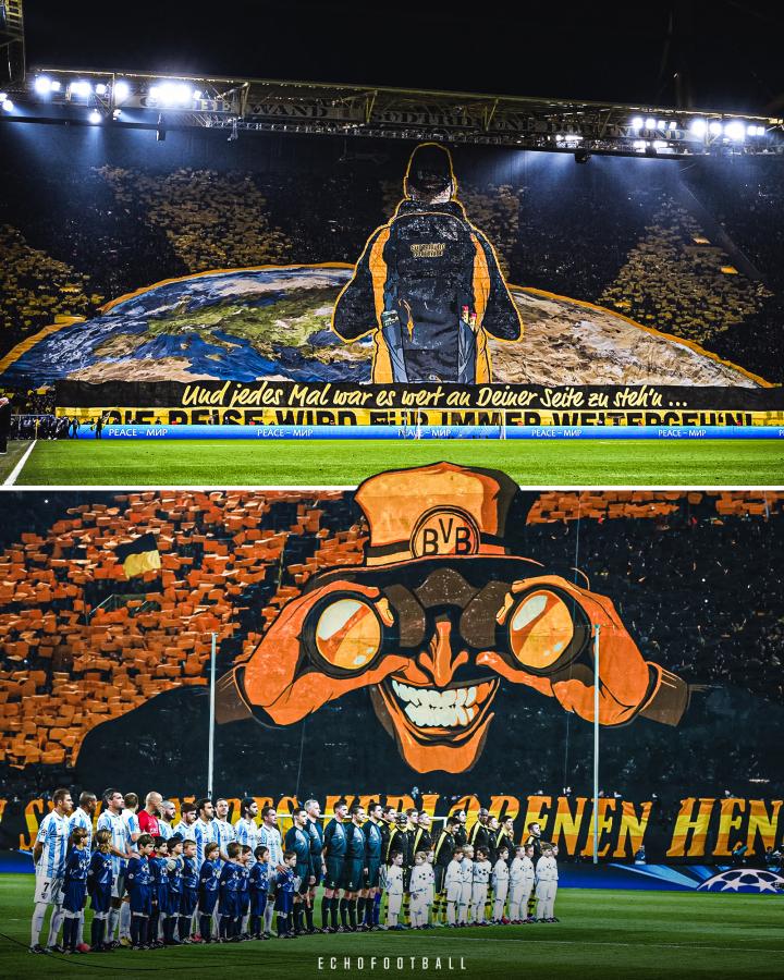 多特蒙德，TIFO的GOAT。