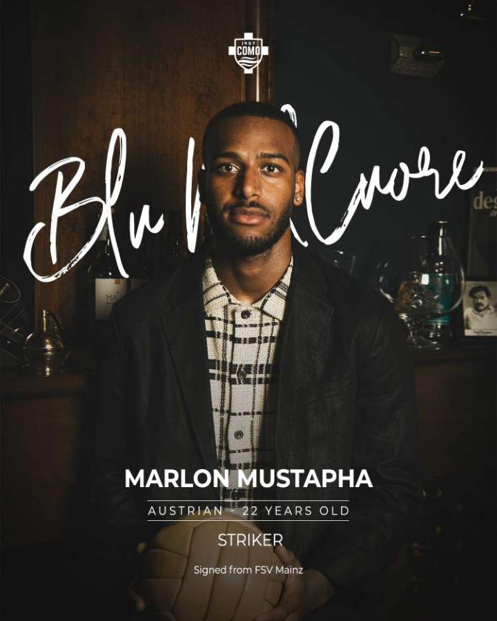 意乙科莫队官方：从美因茨签下22岁的奥地利前锋穆...