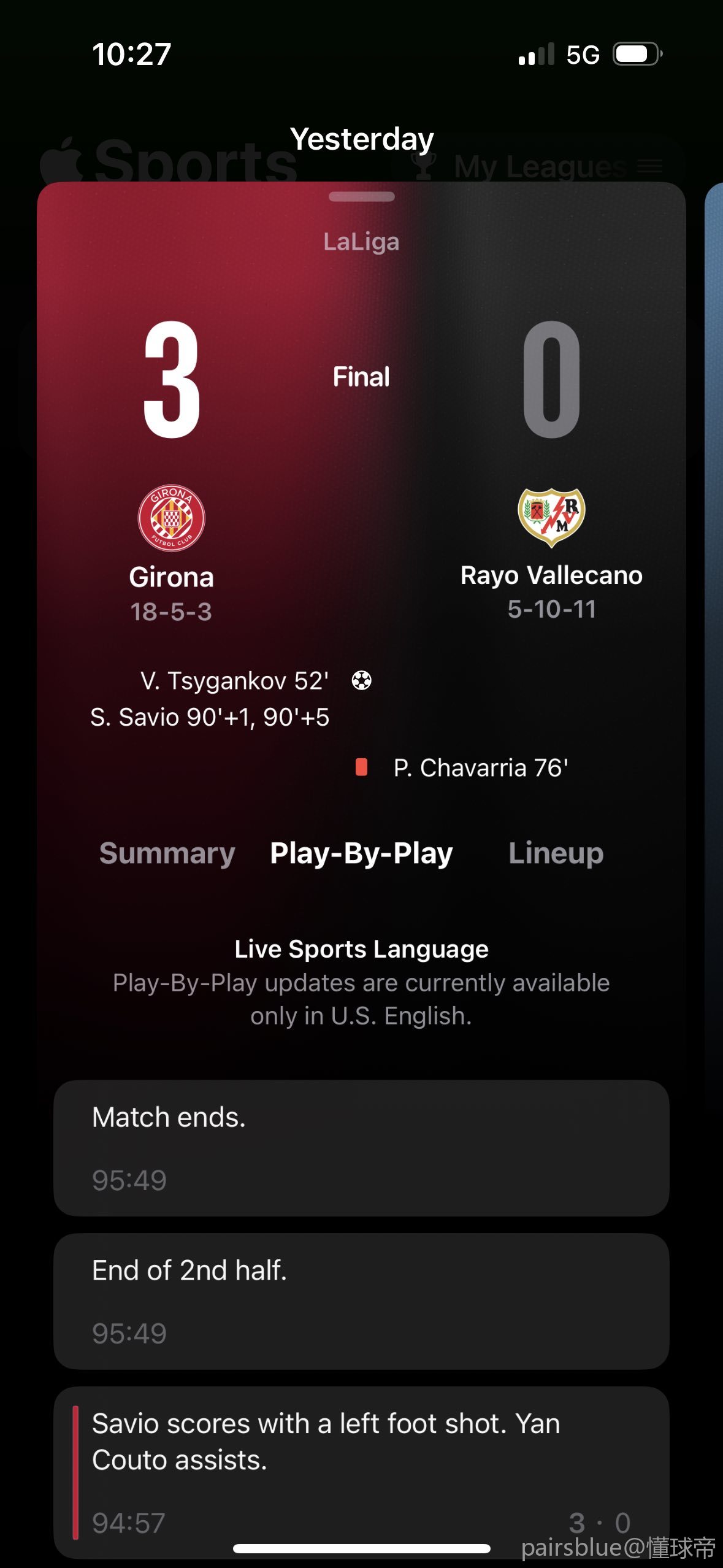 苹果推出免费体育应用Apple Sports，目前只能在iPhone端使用