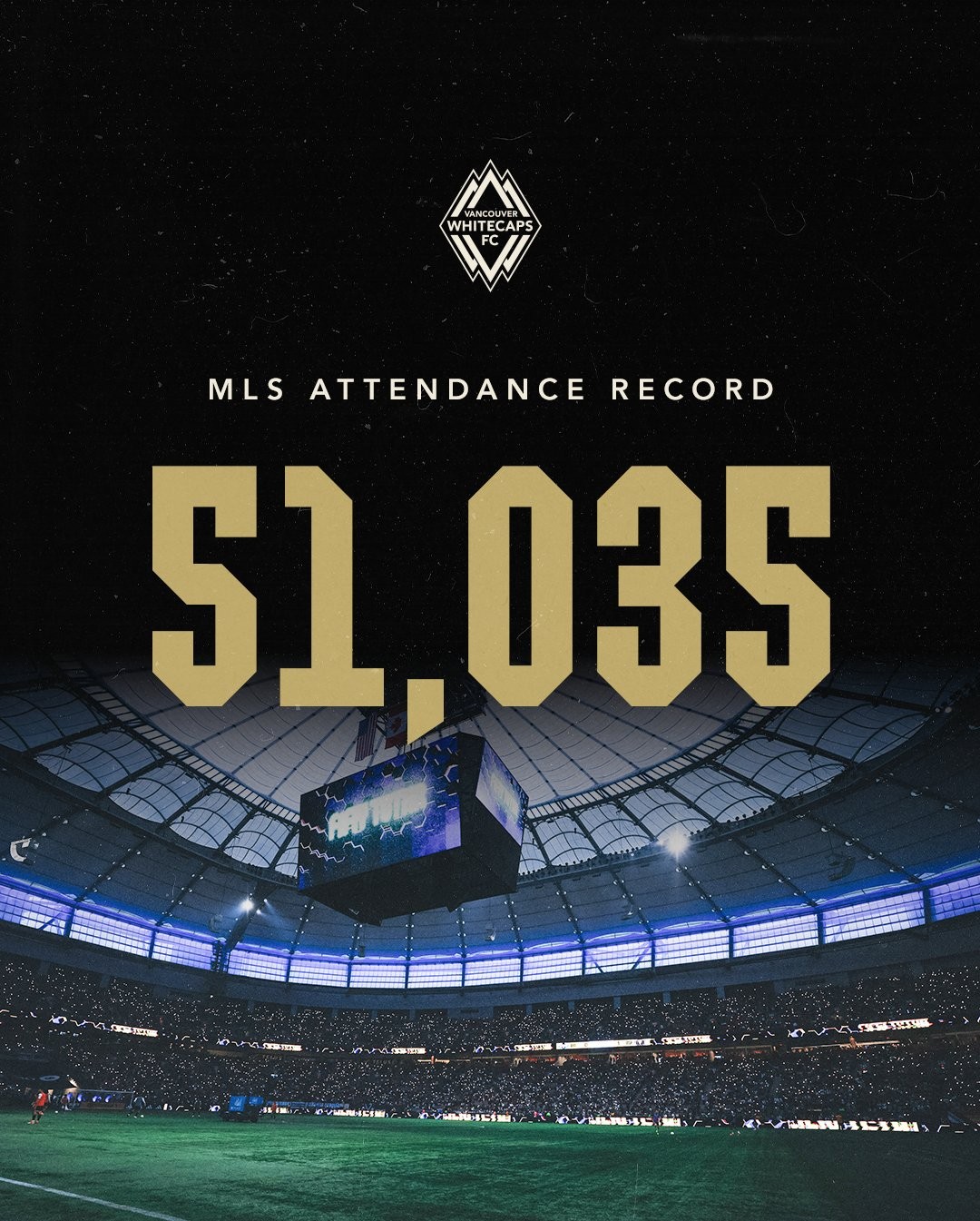 51035人，温哥华白帽主场上座人数创队史美职联时代新高